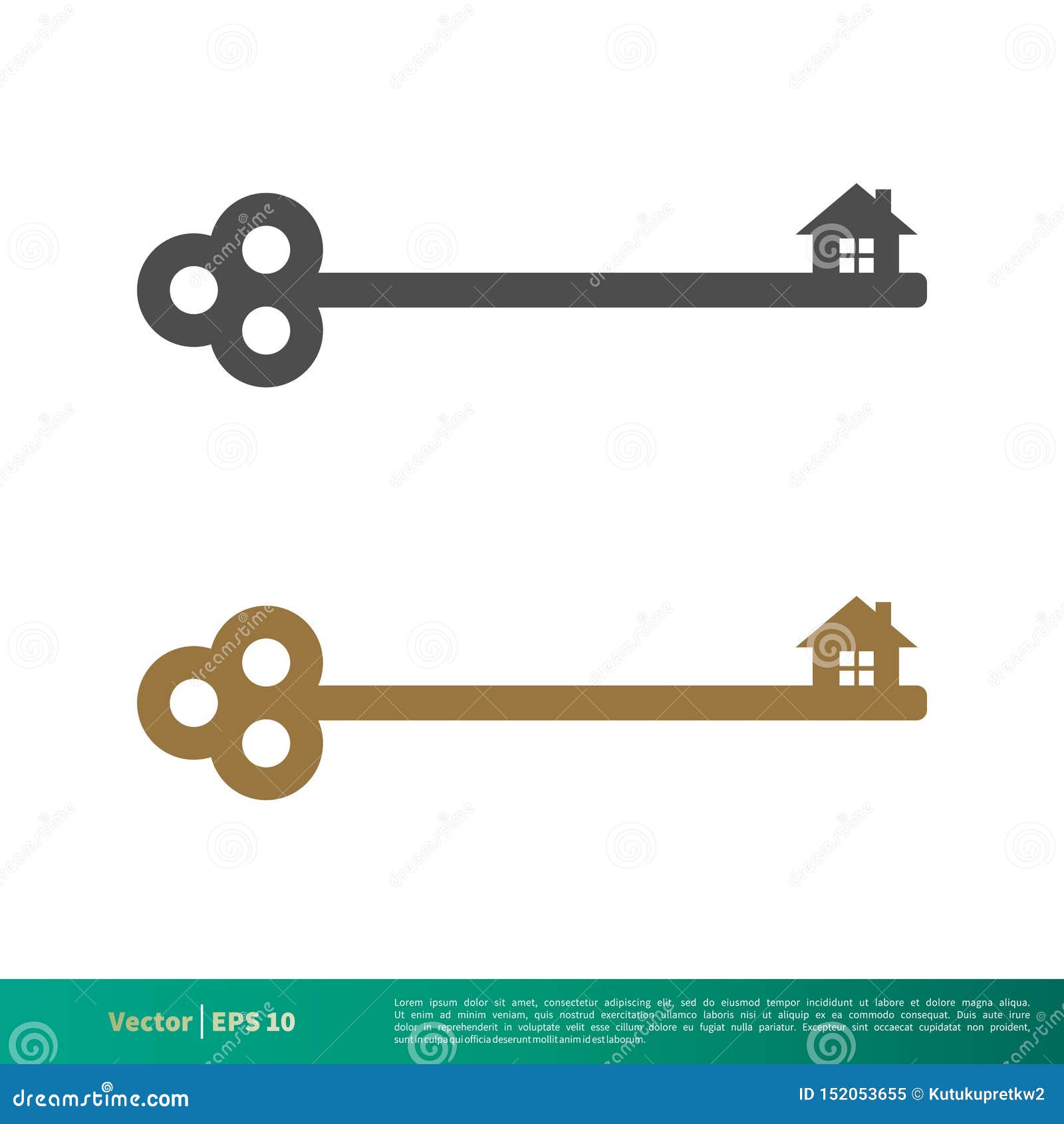 Key Real Estate Vector Icon Logo Template Illustration Design. Vector ...