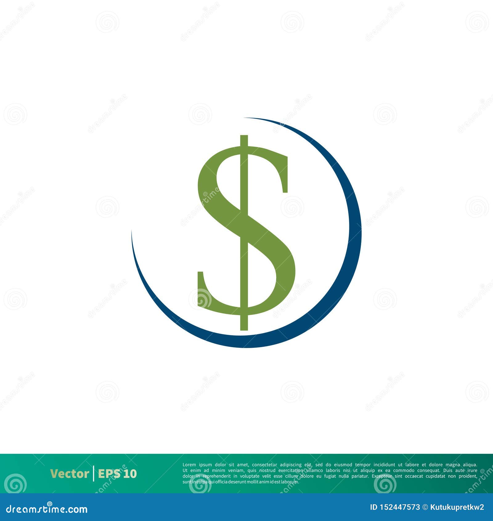 Dollar Sign Icon Vector Logo Template Illustration Design. Vector EPS ...