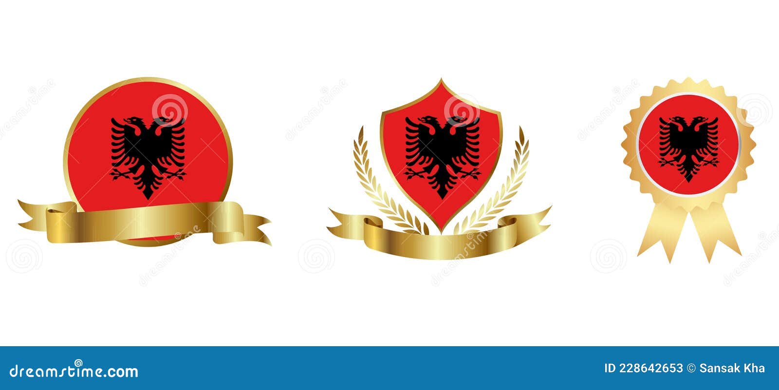 Albanese Flag Icon . Web Icon Set . Icons Collection Flat. Simple ...