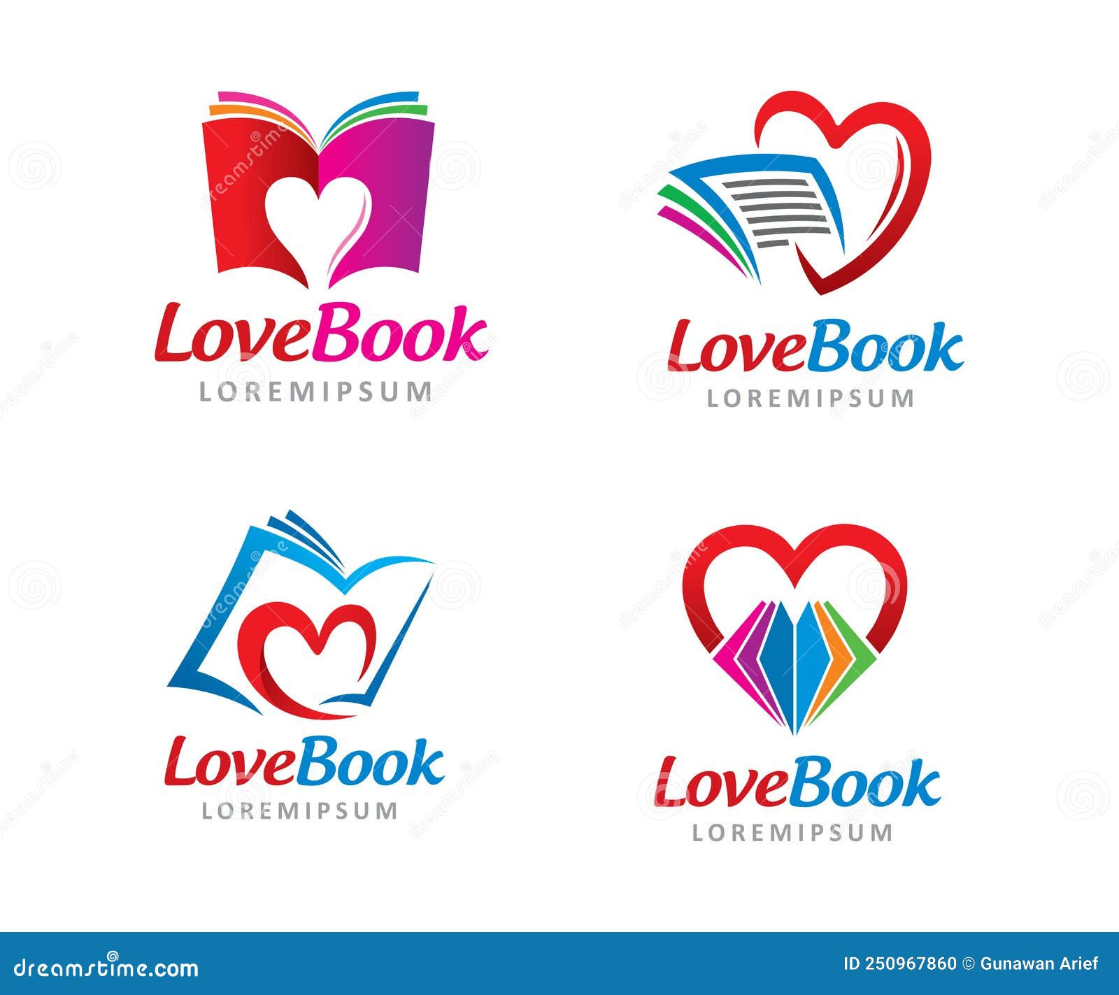 Love Book Logo Symbol or Icon Template Stock Vector - Illustration of ...