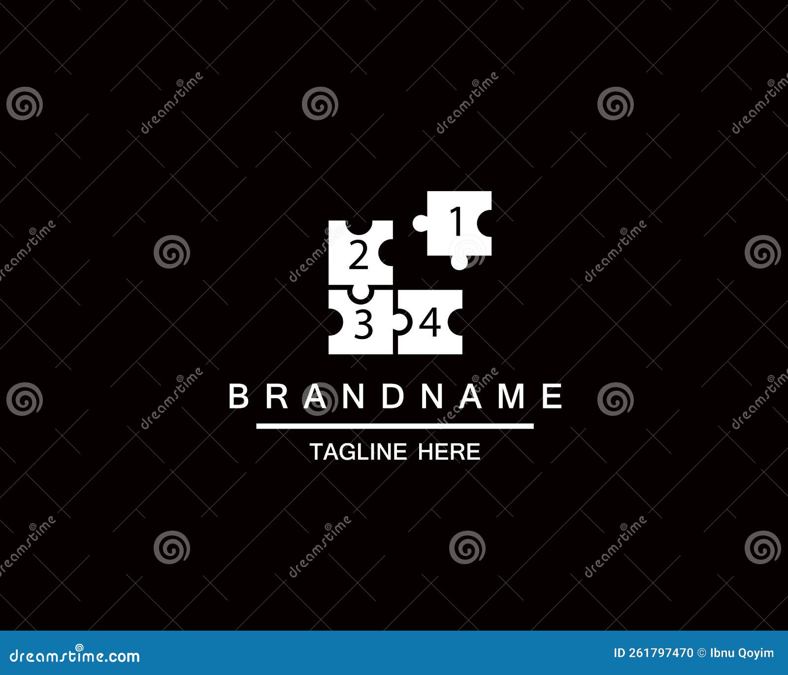 Numbers Puzzle Scattered On White Background Stock Image ...