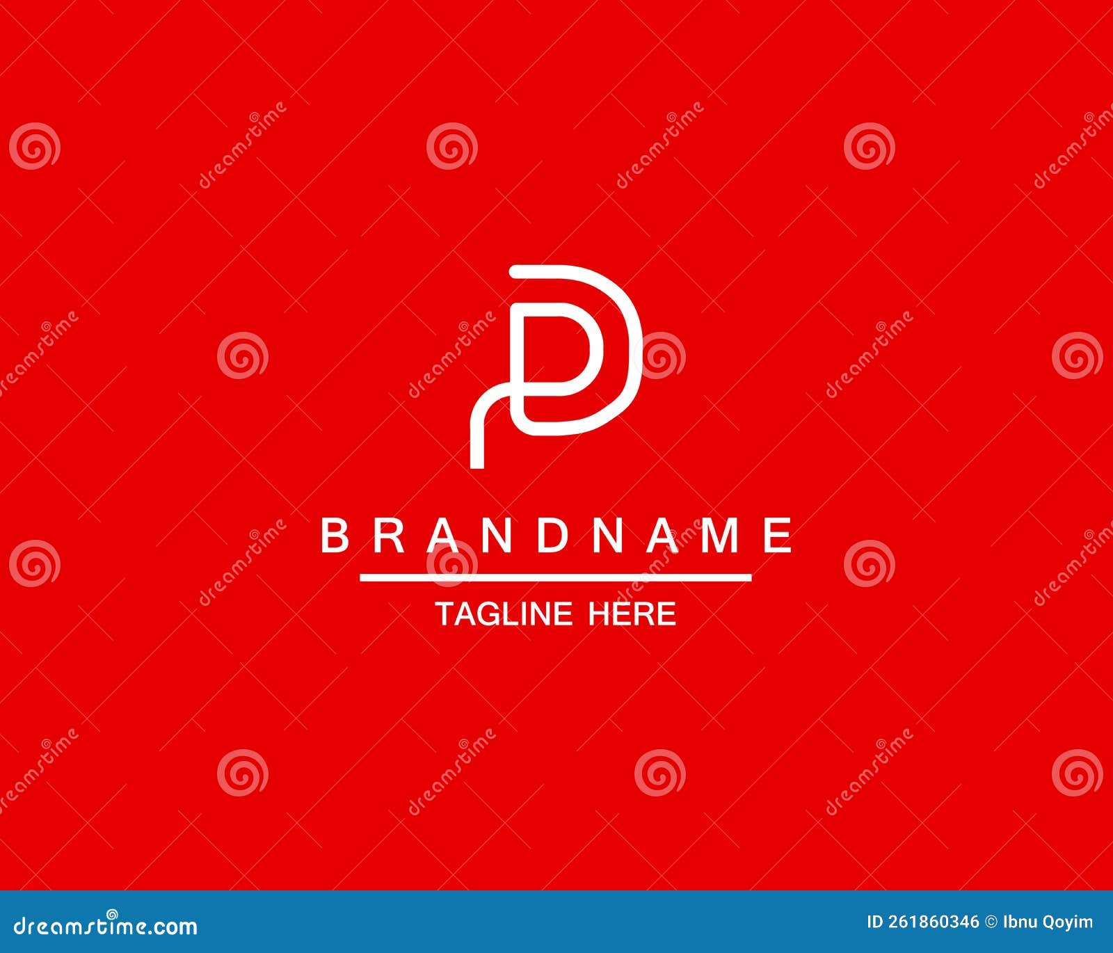 PD Logo Design , Abstract Letter PD Logo Stock Vector - Illustration of ...