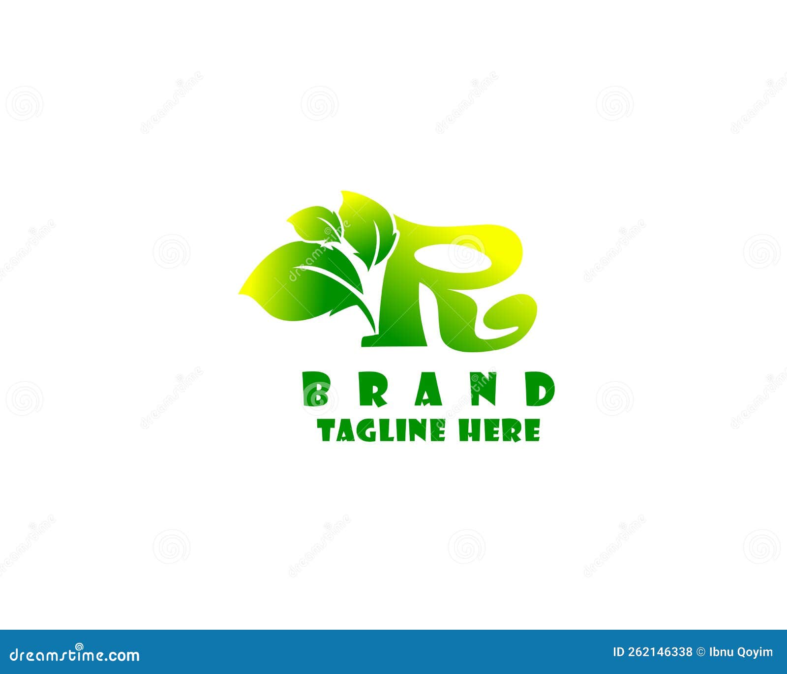 Letter R Leaf Logo Design Template Inspiration Template Stock Vector ...