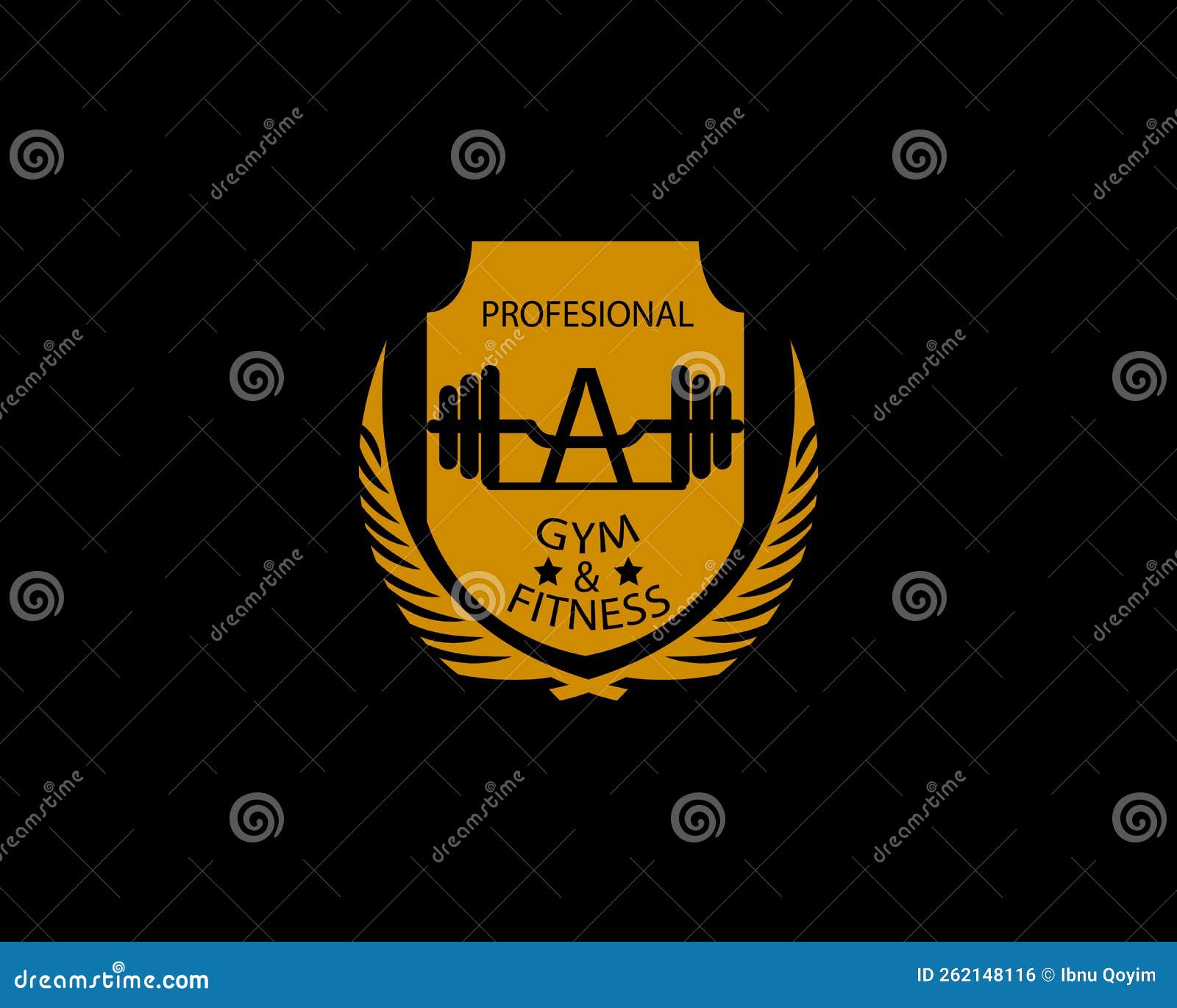 A Logo Gym Vector for Identity Company. Initial Letter Fitness Template ...
