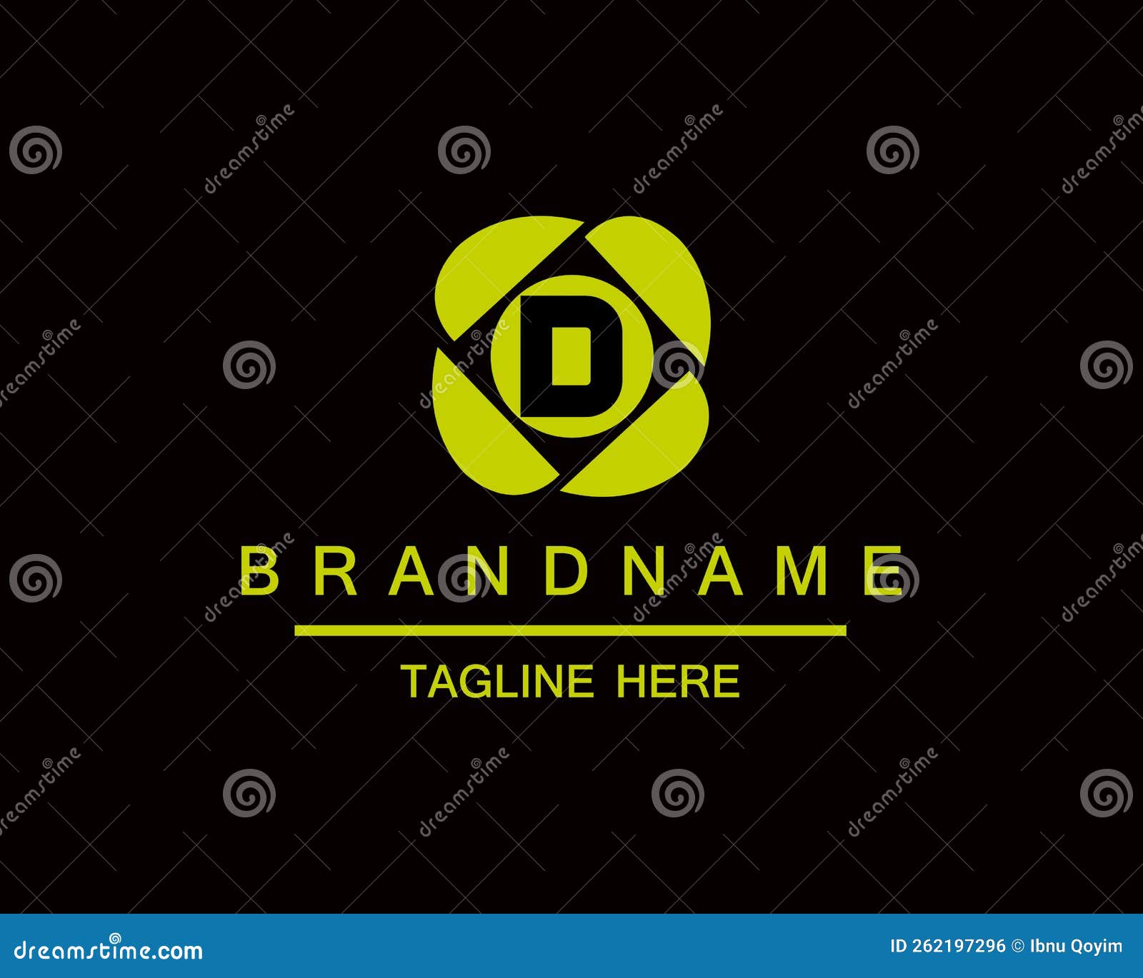 Camera Lens and Letter D Logo Design Template Vector Stock Vector ...
