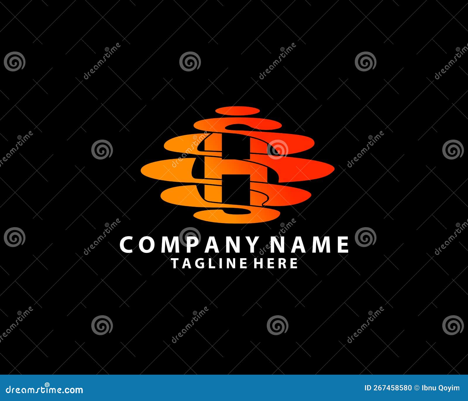 Letter H Moon Logo Design Vector Icon Graphic Illustration Stock Vector ...