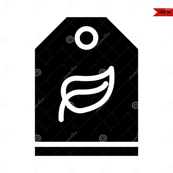 Illustration of Label Glyph Icon Stock Vector - Illustration of sale ...