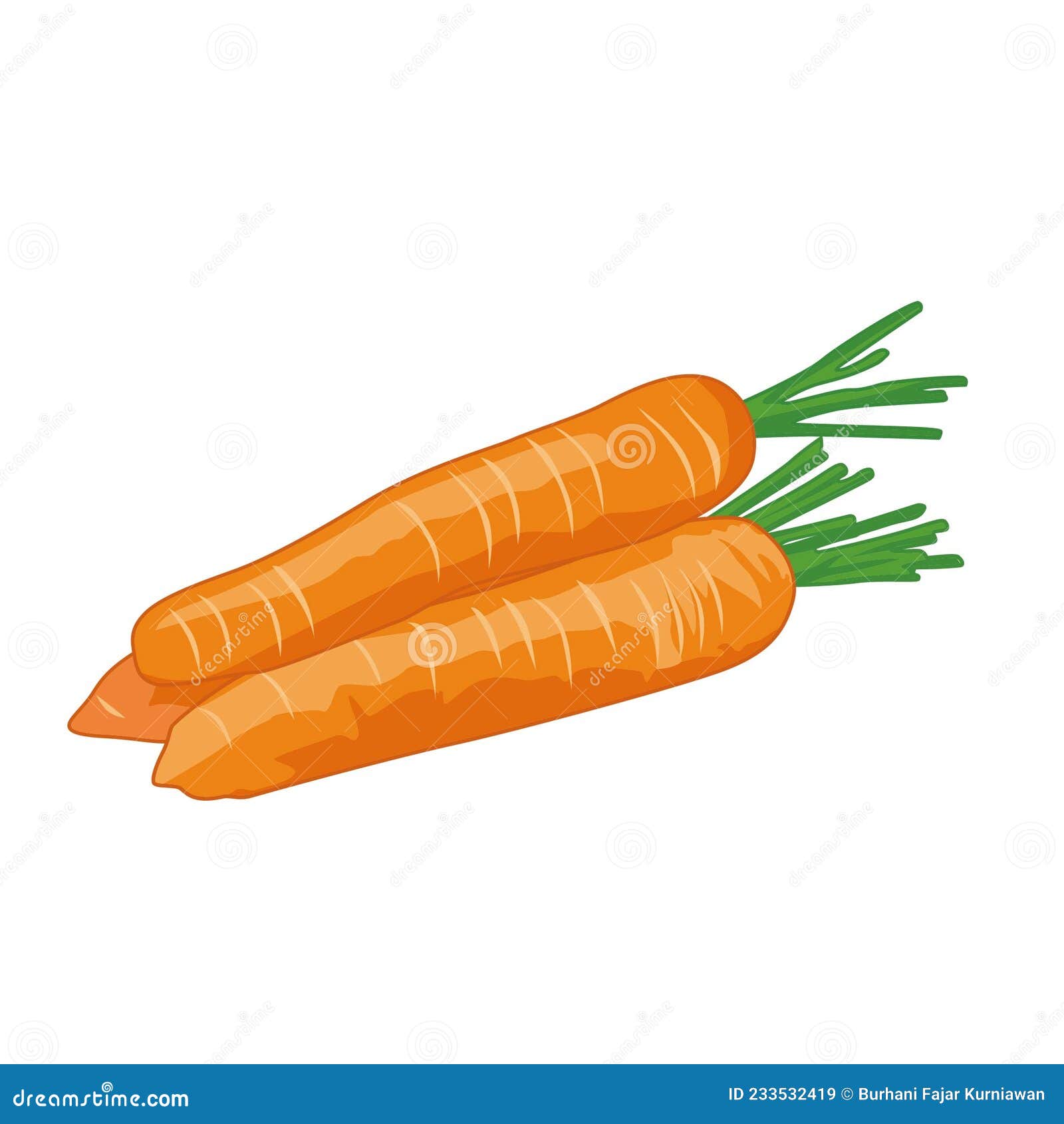 Orange Carrot Vegetable Icon, Sign, and Symbol Vector Illustration ...