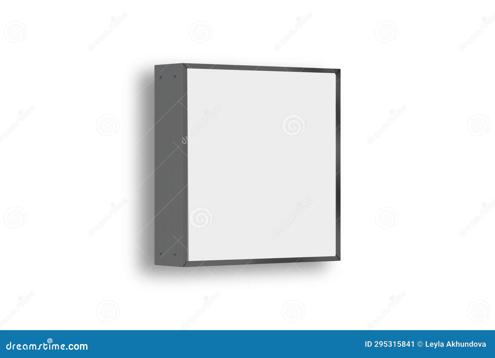 Template for Advertising and Corporate Identity. Square Citylight ...