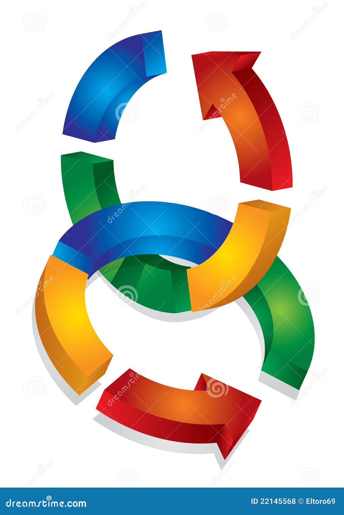 Template with arrows stock vector. Illustration of background - 22145568