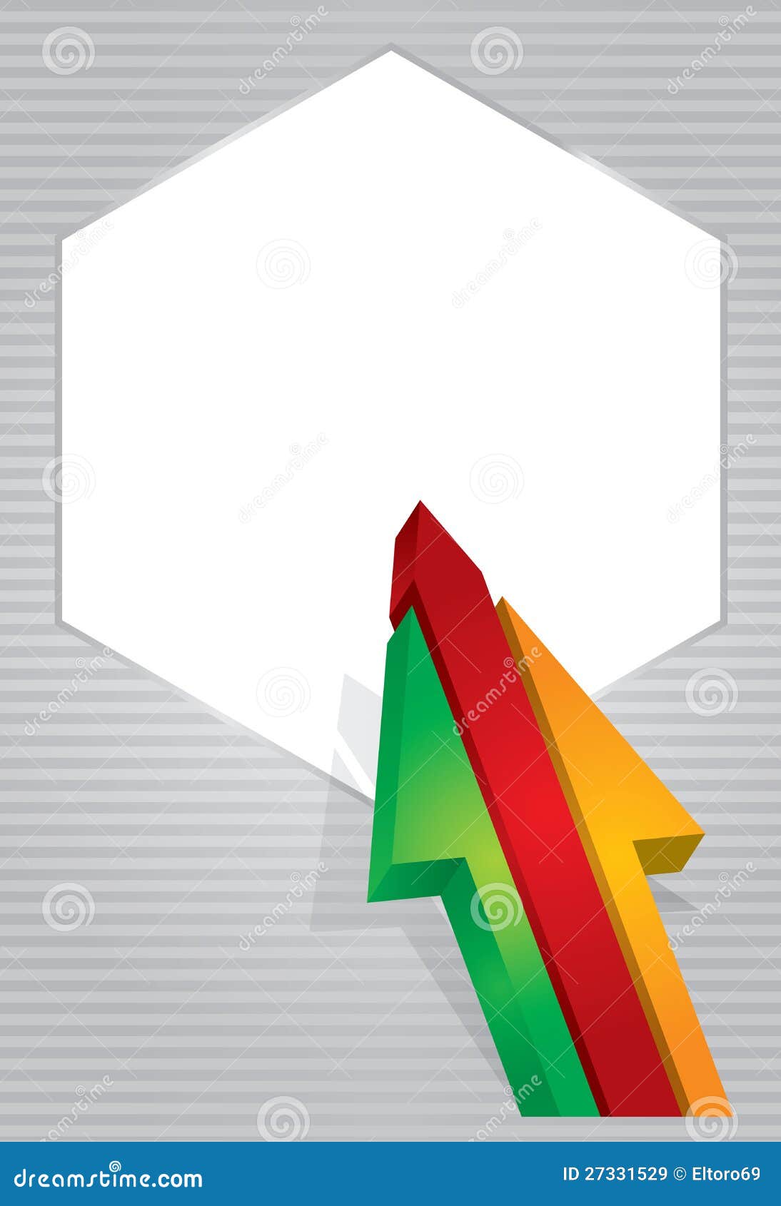 Template with arrows stock vector. Illustration of template - 27331529