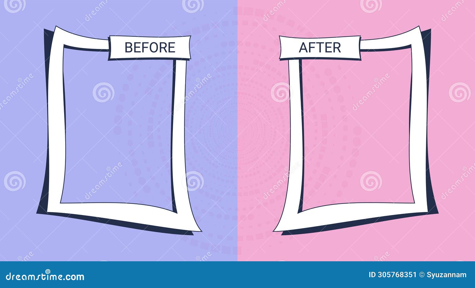 Before and after Template Background. Comparison for Graphic Design ...