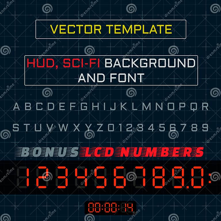 Template stock vector. Illustration of electronic, pattern - 83815009