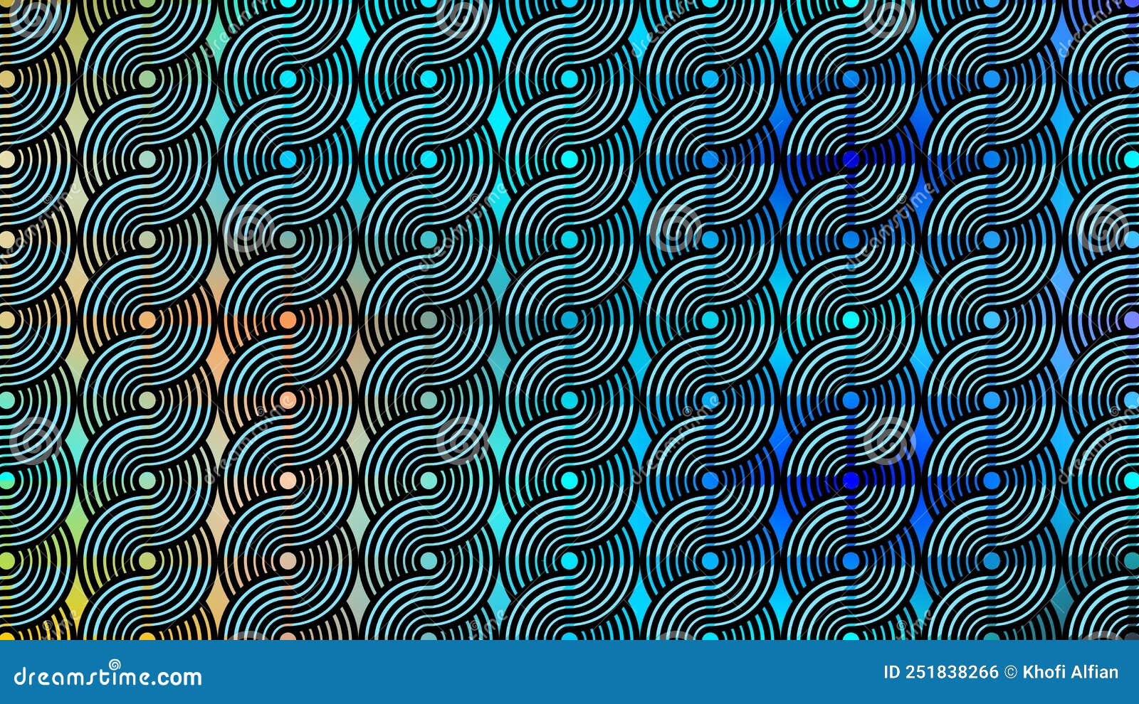 Template Background Repeated Circle Pattern Stock Illustration ...