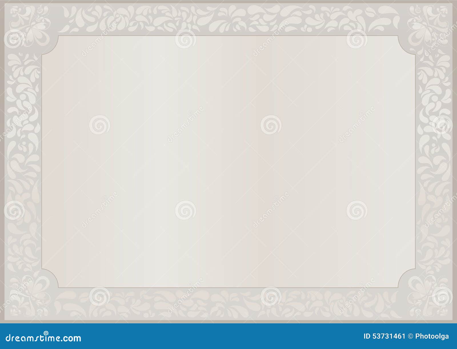 Template. Beige Certificate Stock Vector - Illustration of certificate ...
