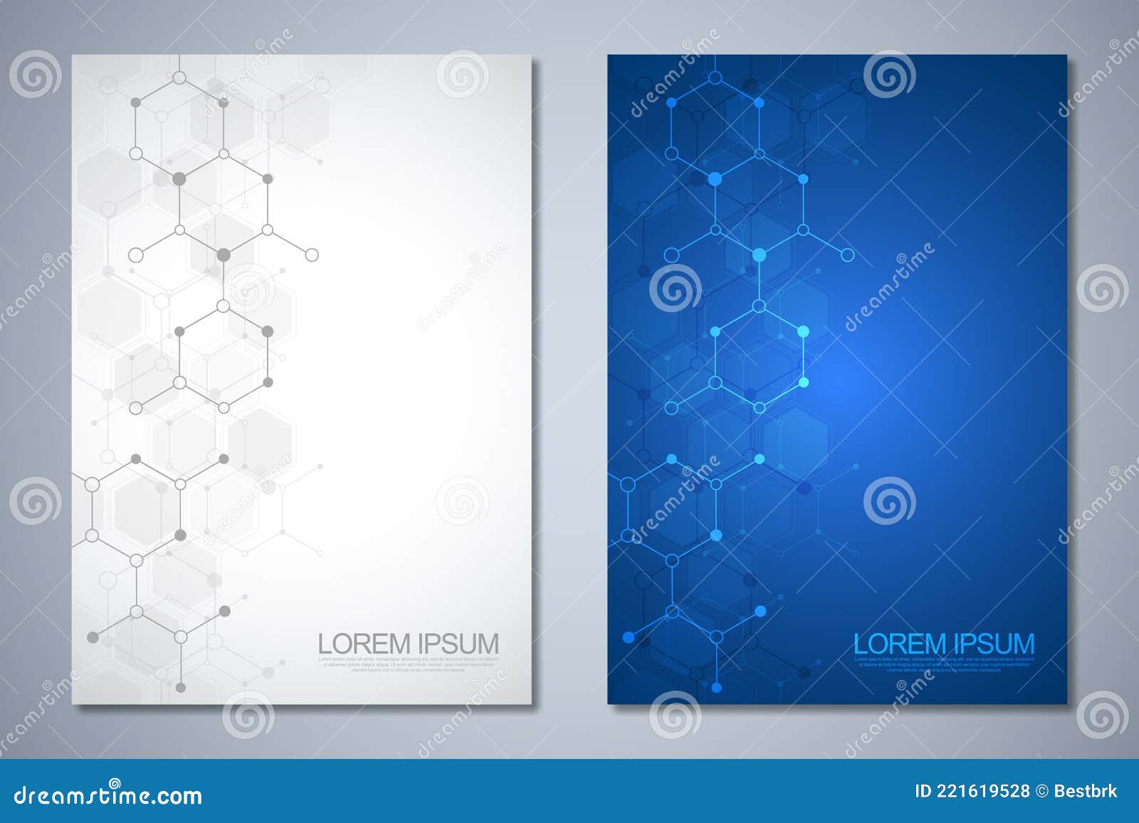 Template Brochure or Cover Book, Page Layout, Flyer Design with ...