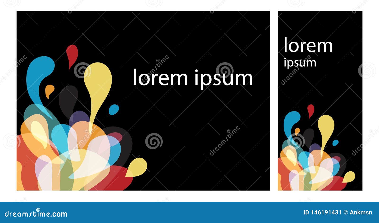 Amorphous Abstract Background. Formless Design Elements Modern. Color ...