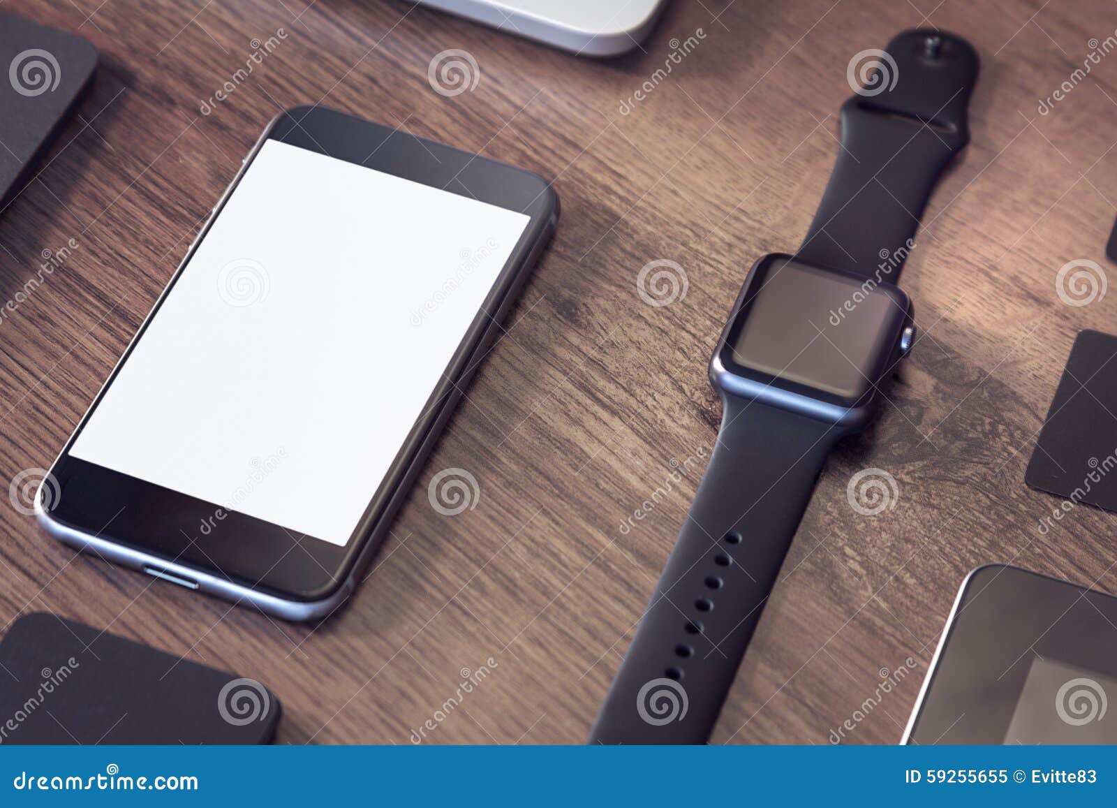 Template Business for Branding Identity. Smart Watch Stock Image ...