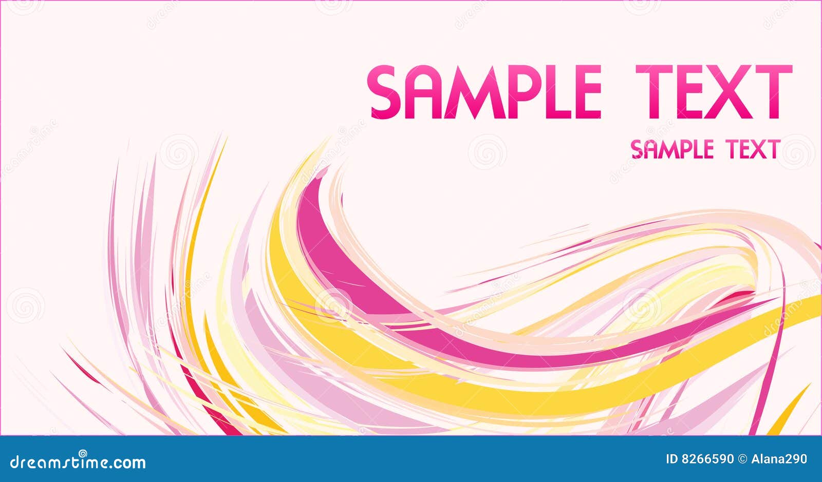 Template for Business Card with Abstract Design Stock Vector ...