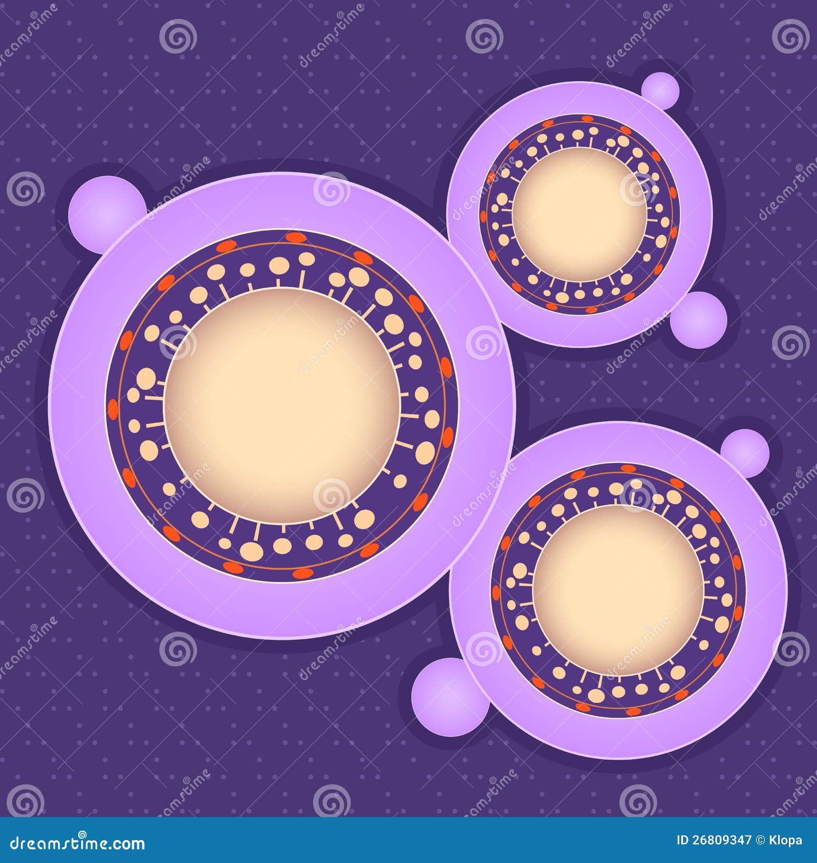 Bubble Circle Background Light Vector Illustration | CartoonDealer.com ...