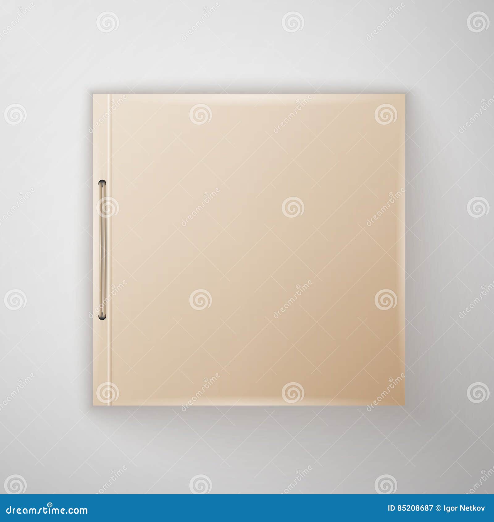 Template Catalog, folder stock vector. Illustration of mockup - 85208687