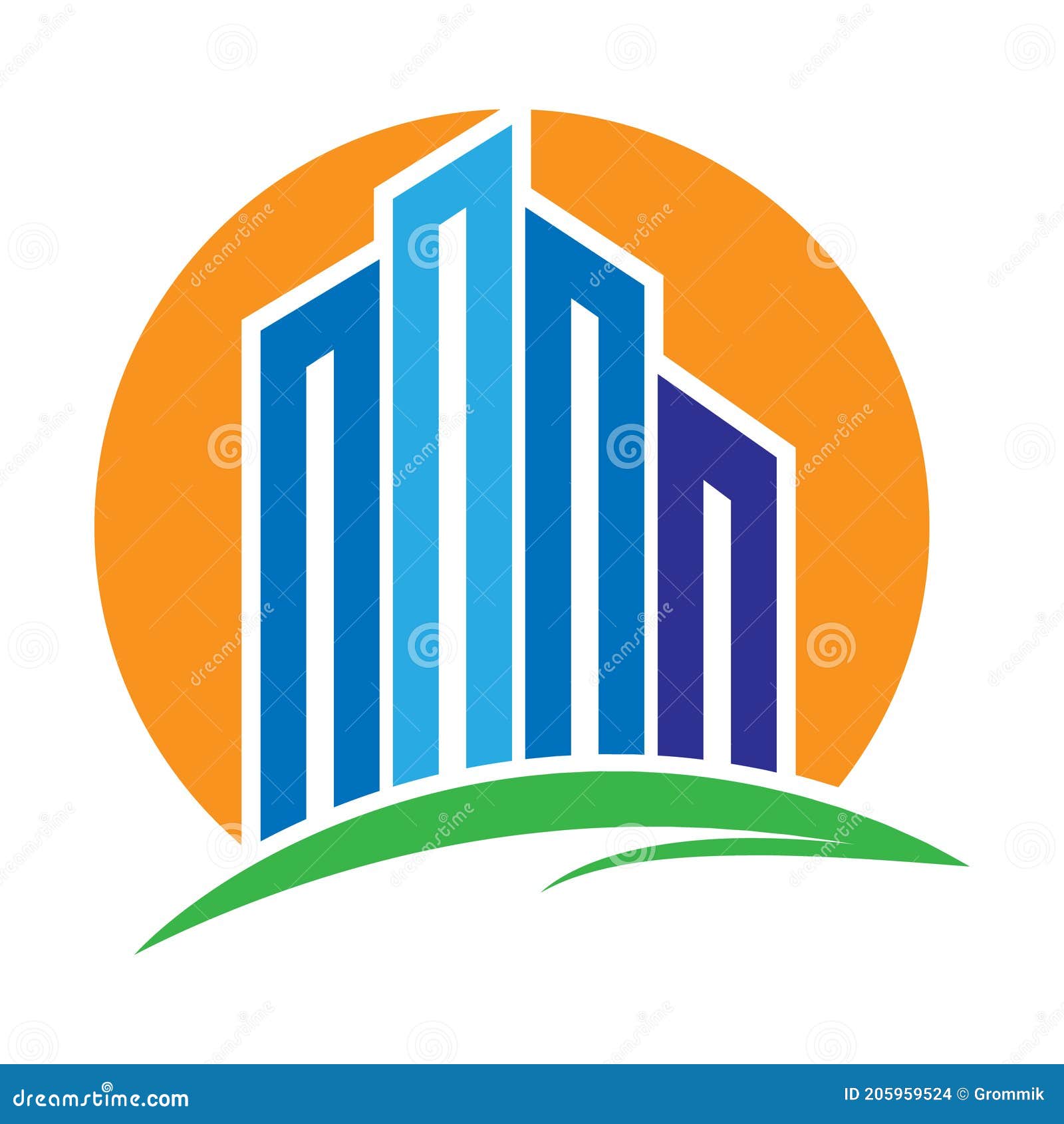 Template for the City Logo. Vector Illustration for Logo, Sticker and ...