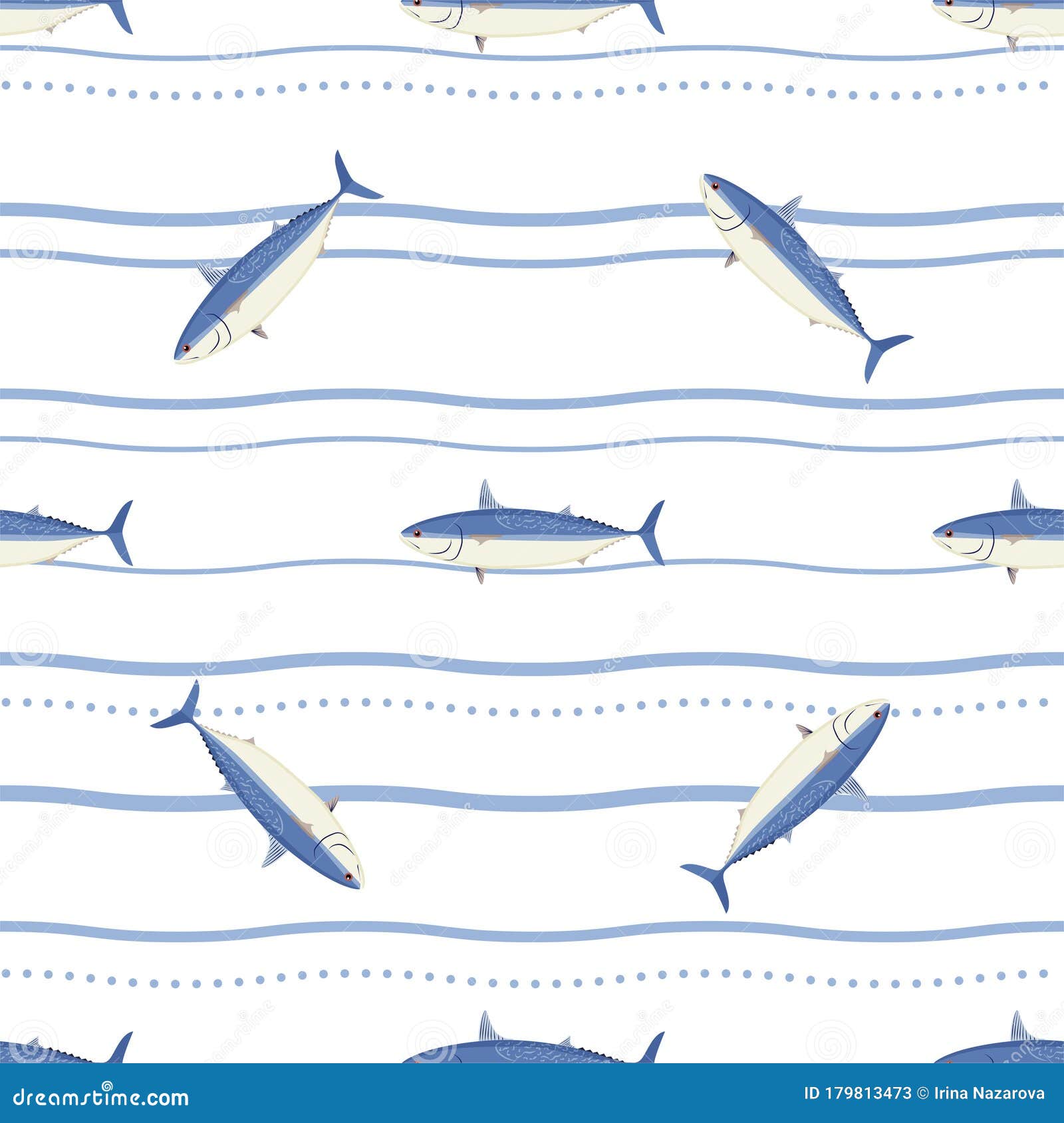 Tuna Fish. Mackerel Tuna stock vector. Illustration of ocean - 179813473