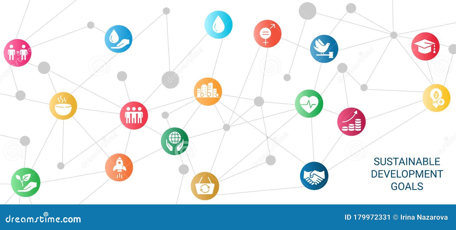 SDG - Sustainable Development Goals - Vector Banner | CartoonDealer.com ...