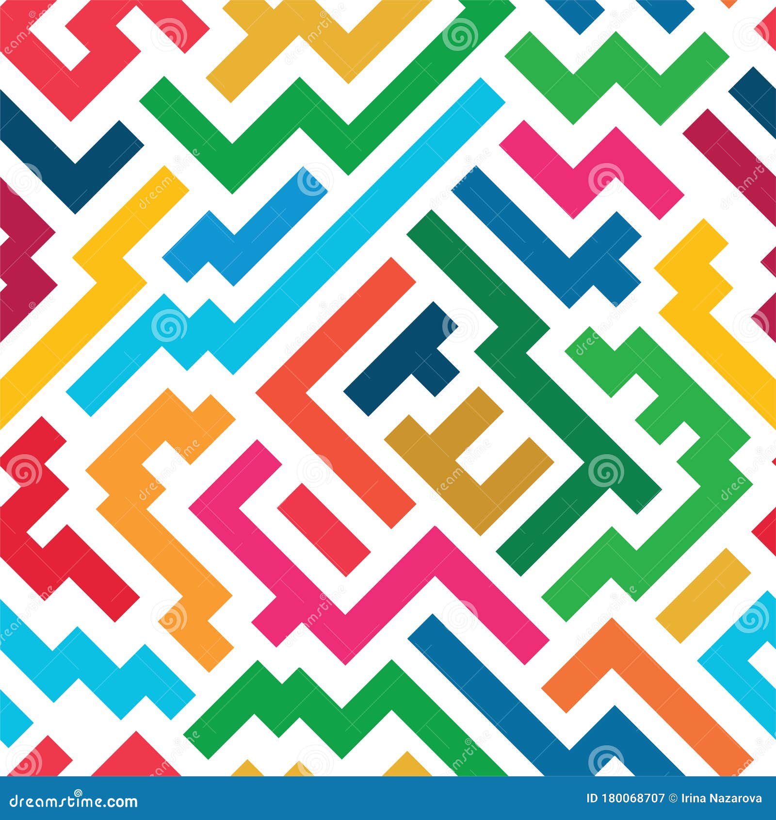 Sustainable. Color Abstract Pattern Stock Vector - Illustration of ...