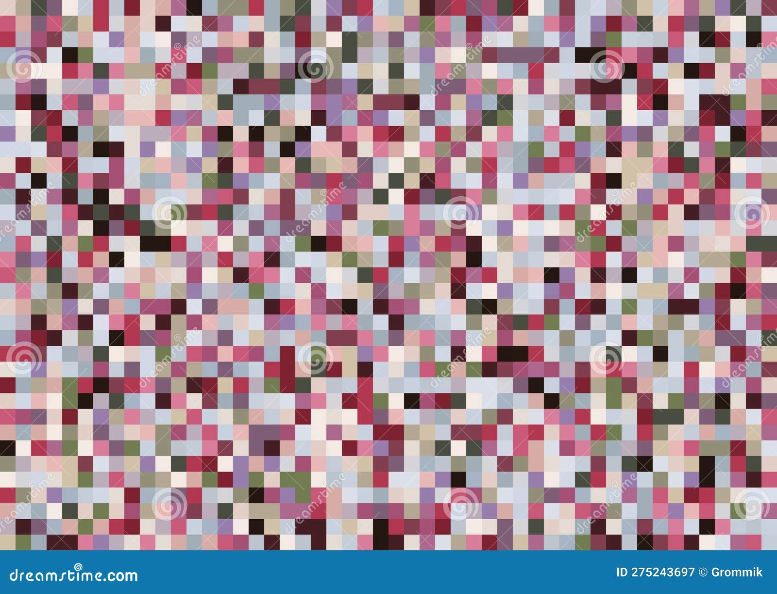 A Template of Colored Pixels for the Background, Cover, Screensaver ...