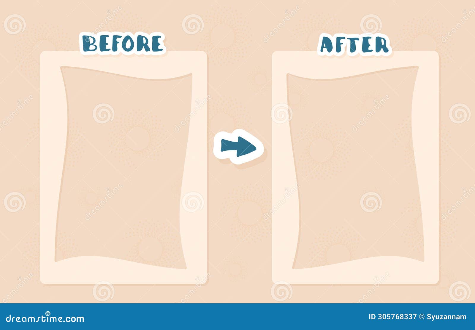 Before and after Template. Comparison Background for Graphic Design ...