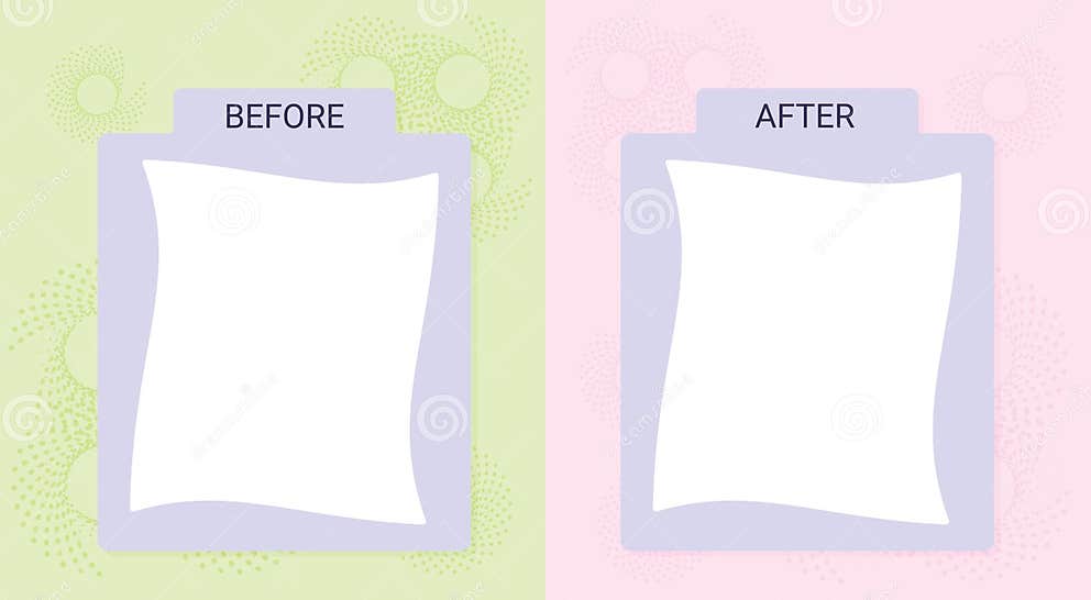 Before and after Template. Comparison Background for Graphic Design ...