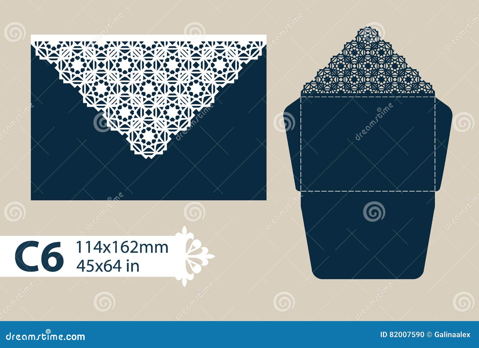 Template Congratulatory Envelope with Carved Openwork Pattern Stock ...