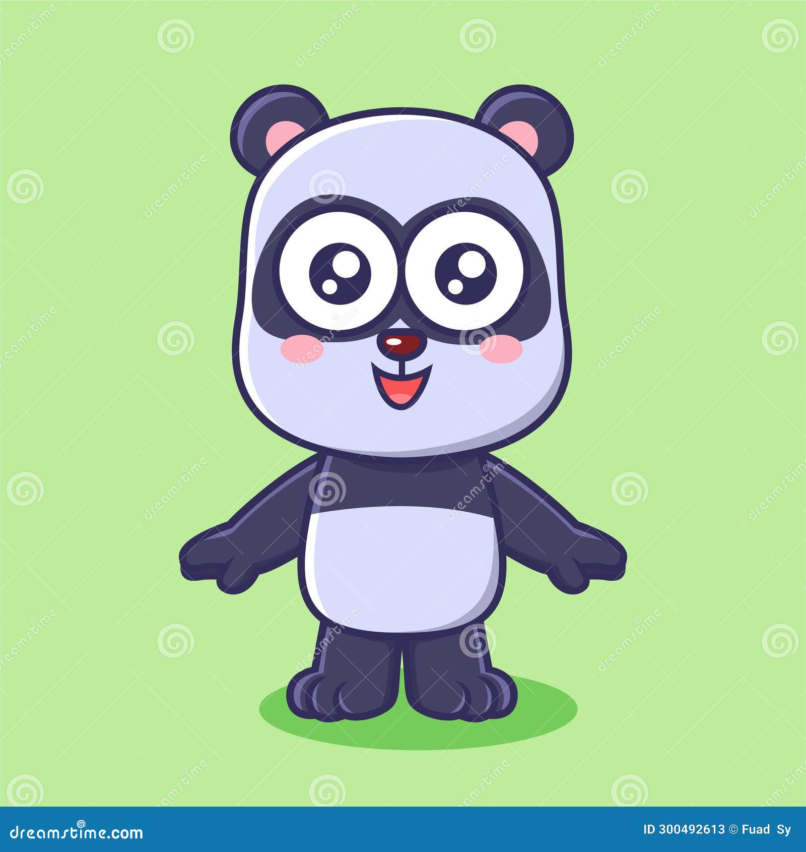 Panda Emojis Face Vector Set. Pandas Bear Face Animal Character ...
