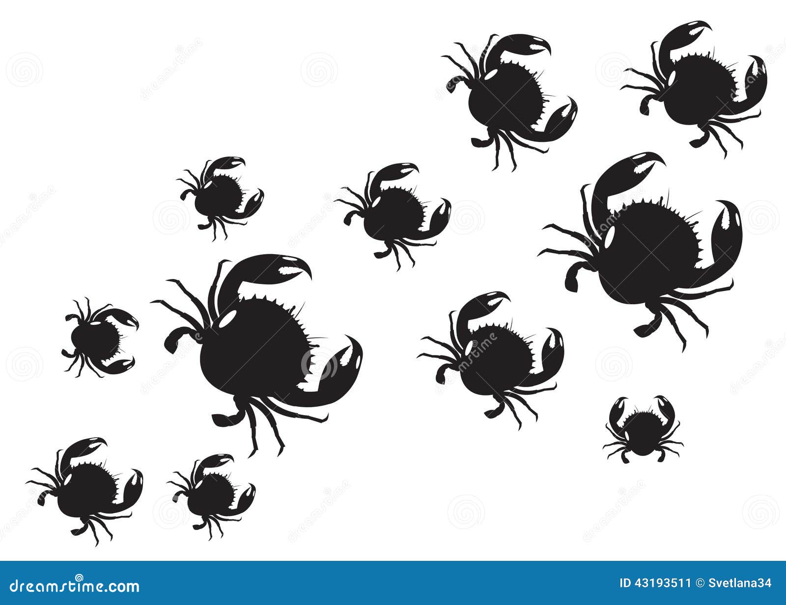 Template. stock vector. Illustration of chela, badge - 43193511