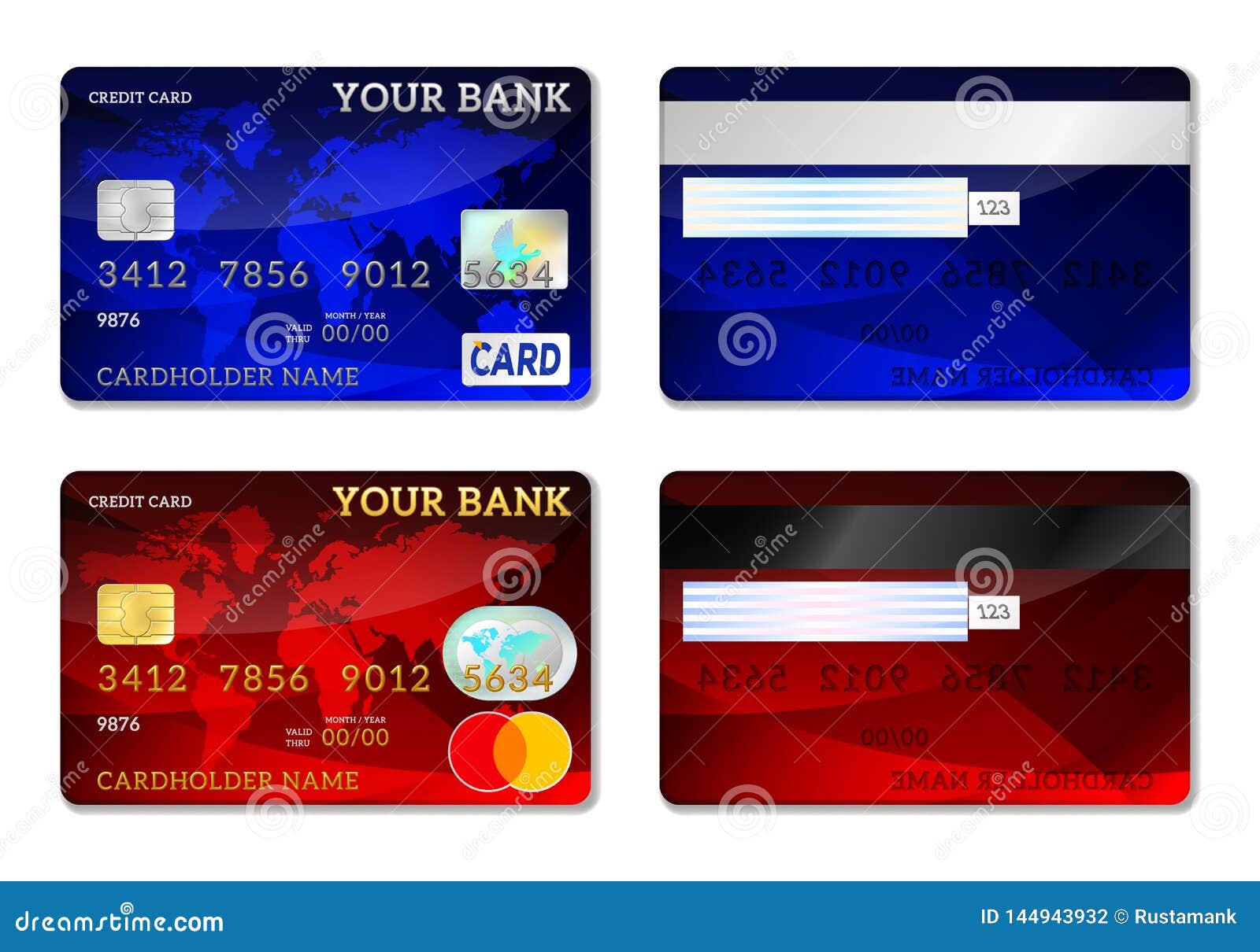 Credit Card Front And Back Real