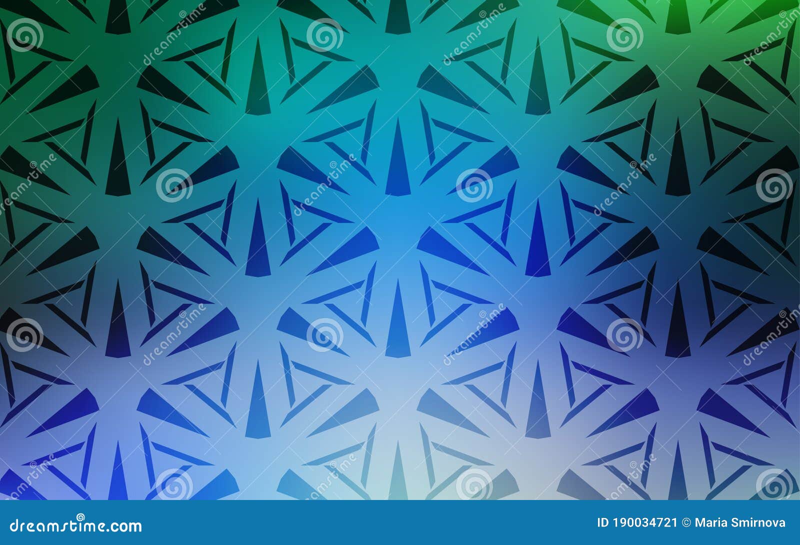 Template with Crystals, Triangles. Stock Vector - Illustration of ...