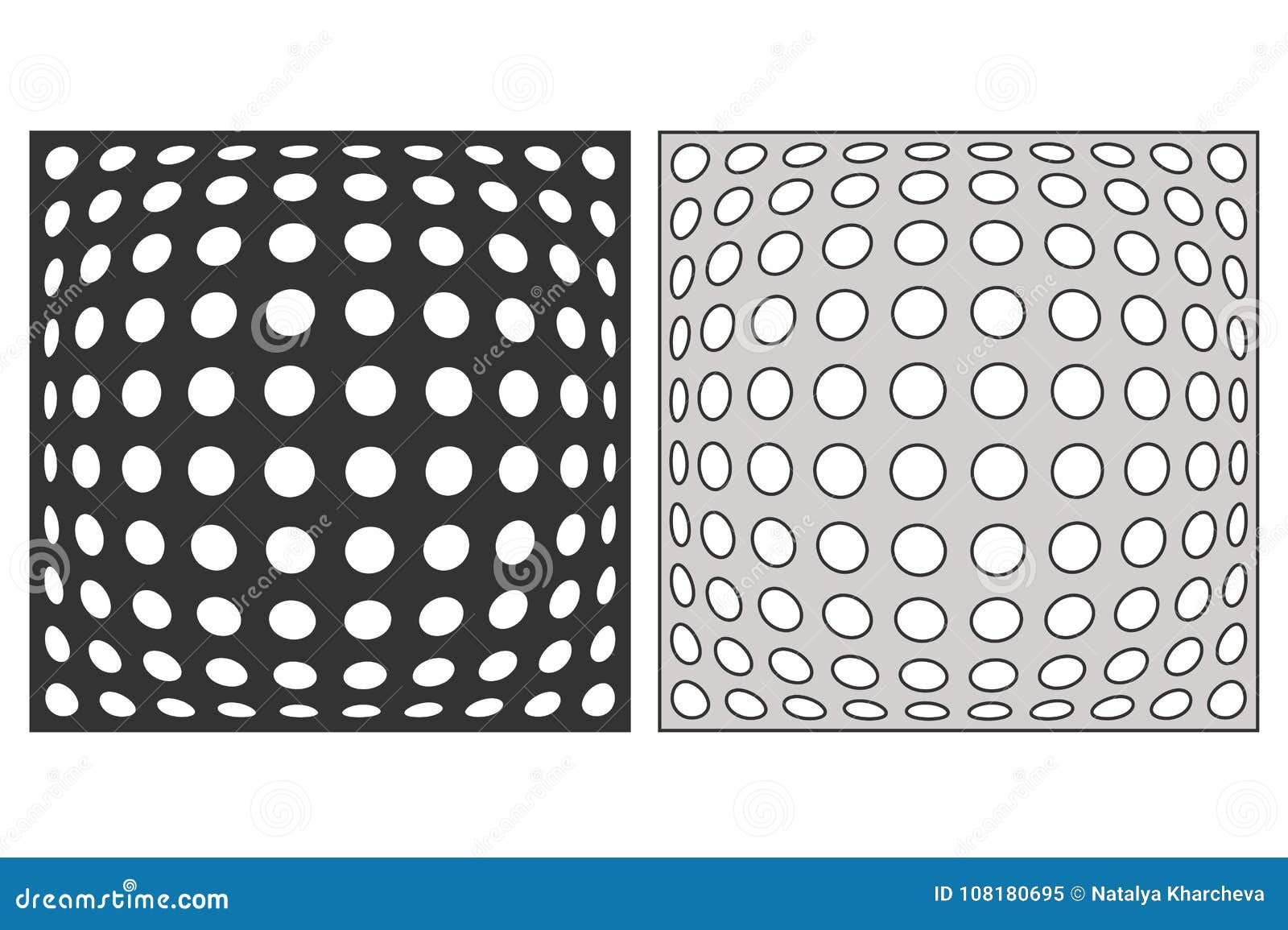 Template for Cutting. Geometric Circle Pattern. Laser Cut. Ratio 1:1 ...