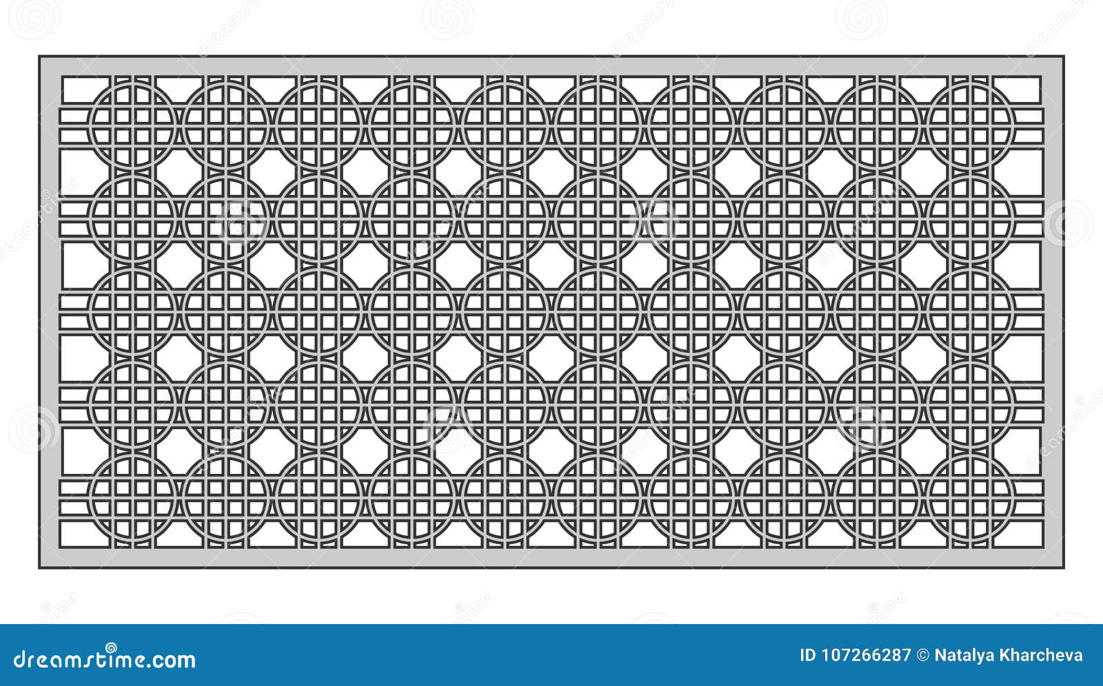 Template for Cutting. Geometric Pattern. Laser Cut Stock Vector ...