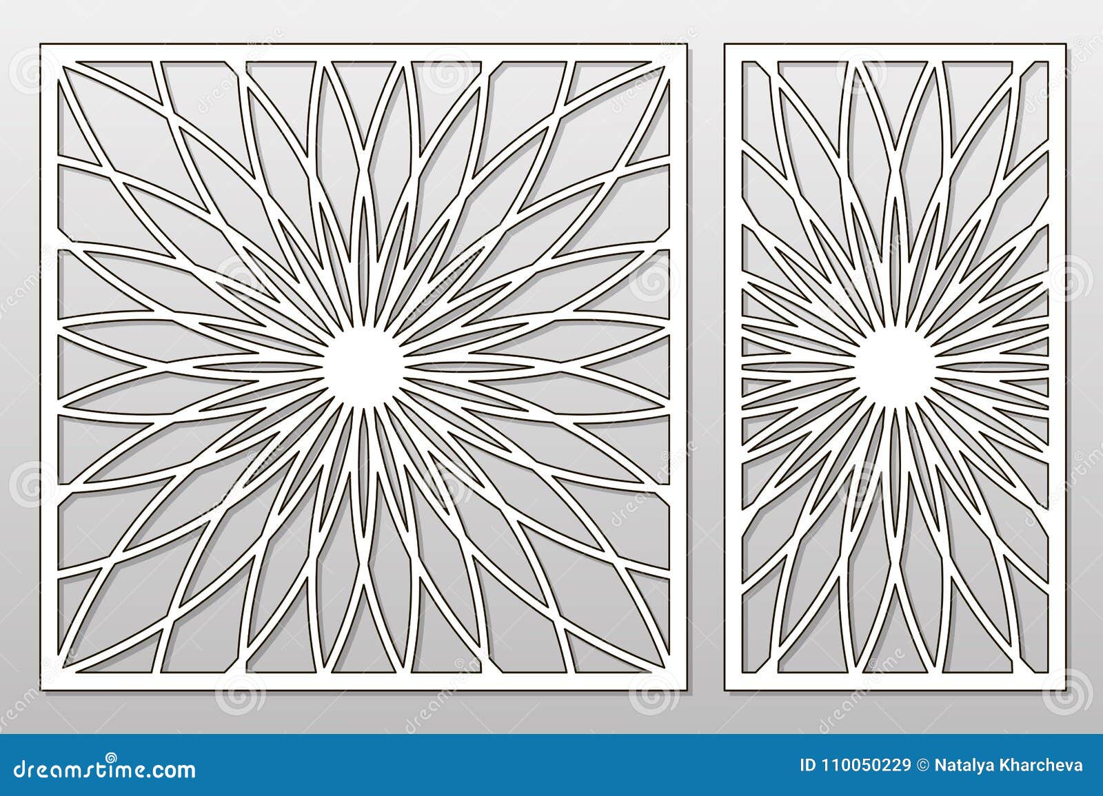 Template for Cutting. Mandala, Arabesque Pattern. Laser Cut Stock ...