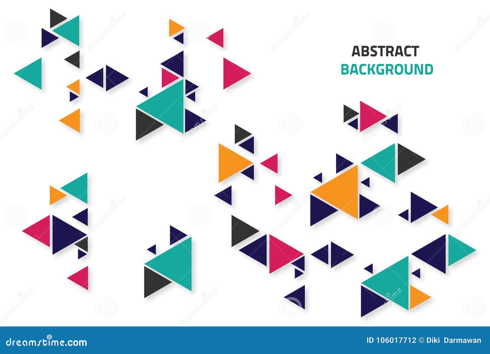 Abstract Background with Triangles Concept 4 Stock Vector ...