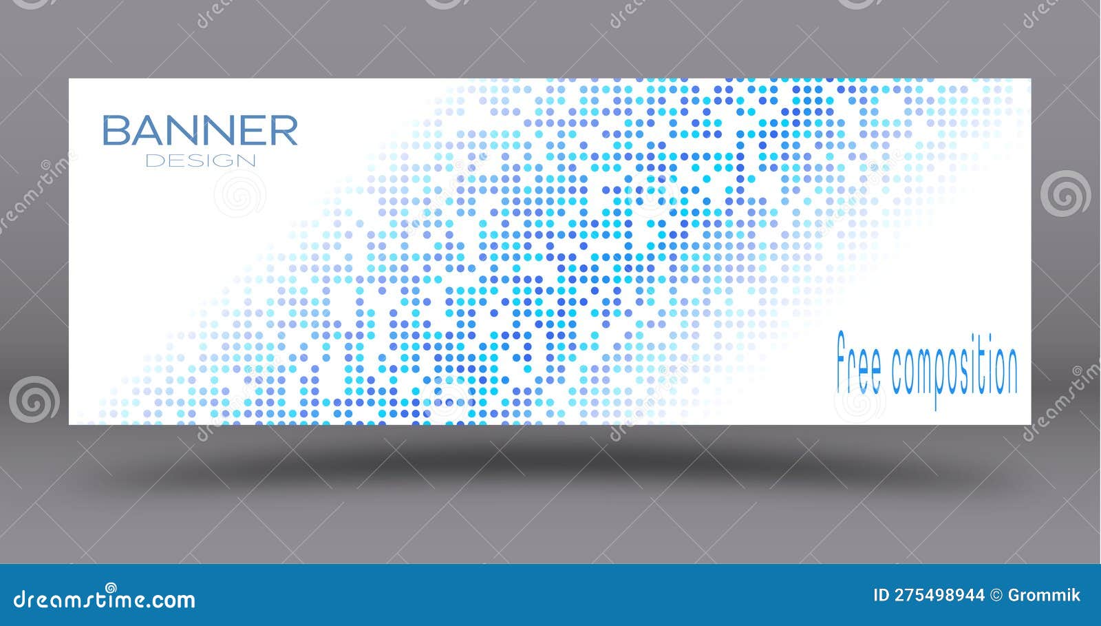 Template For The Design Of Banners, Posters And Posters. Layout Of The ...