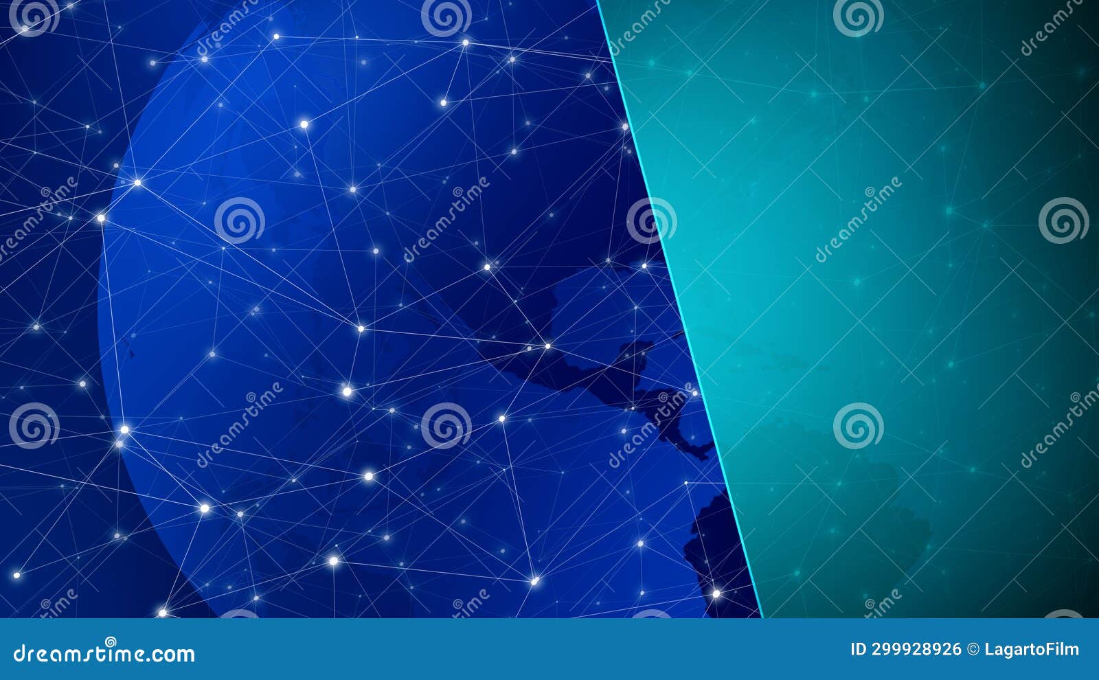 Template Design Creative Layout for News Backdrop with Futuristic Globe ...