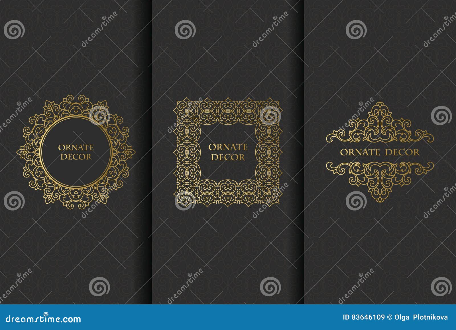Template design frame. stock vector. Illustration of beauty - 83646109