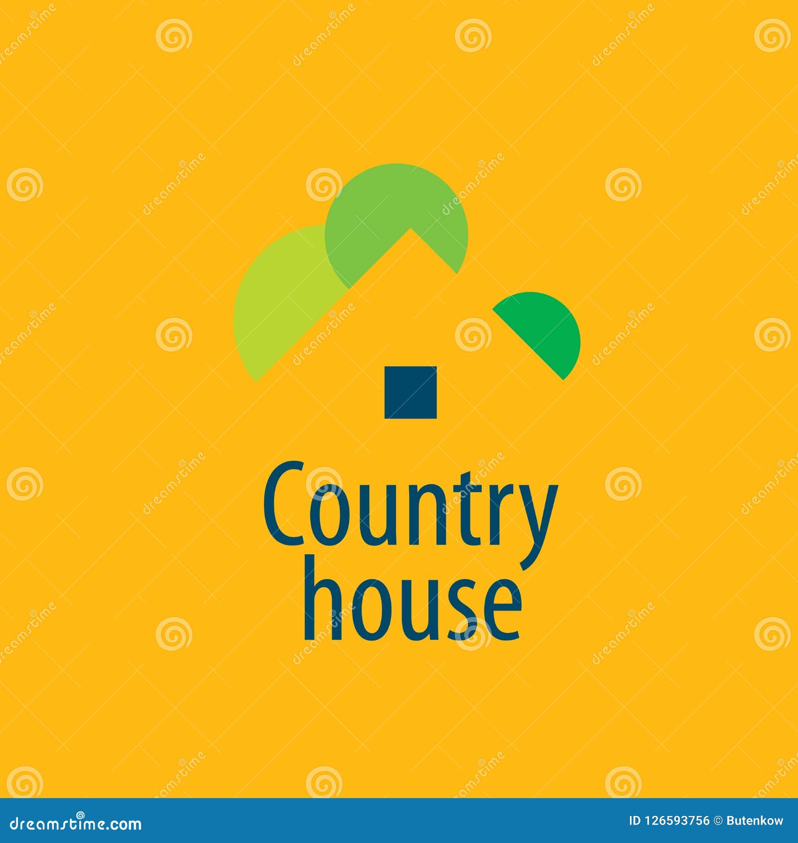Vector logo house stock vector. Illustration of construction - 126593756