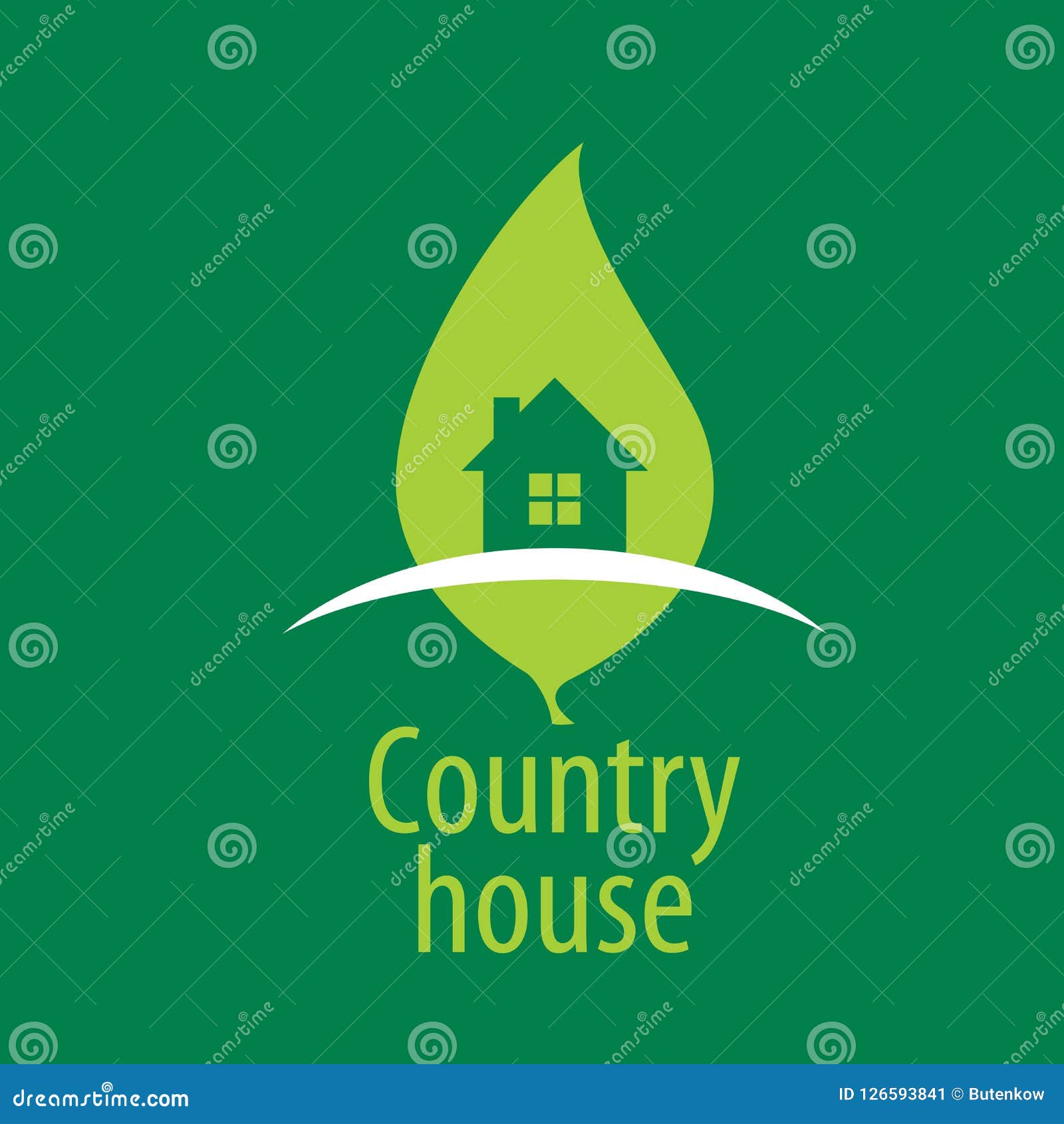 Vector logo house stock vector. Illustration of estate - 126593841