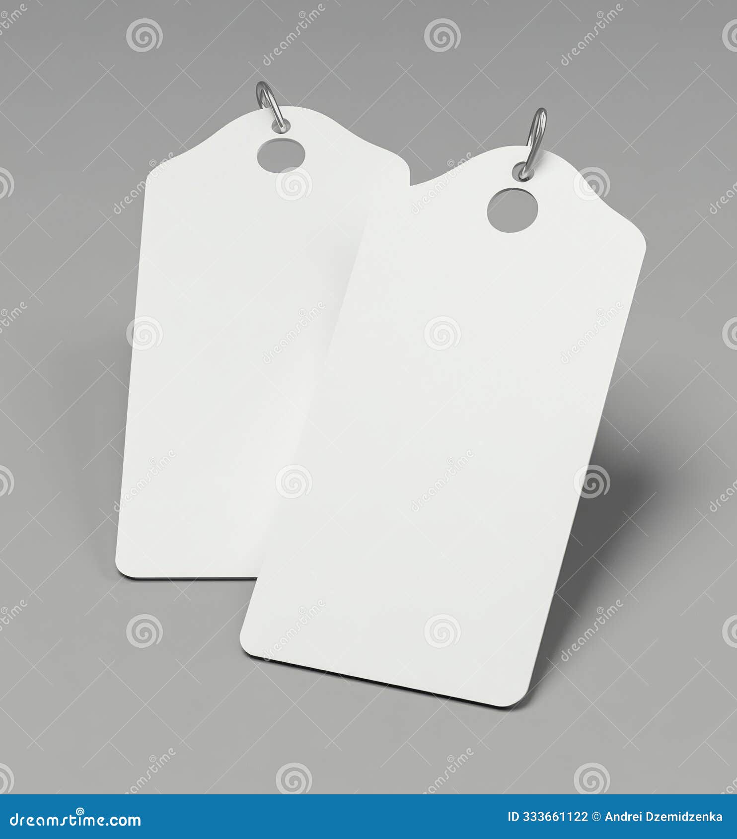 For Template Design and Mock Up, White Blank Tags or Labels are ...