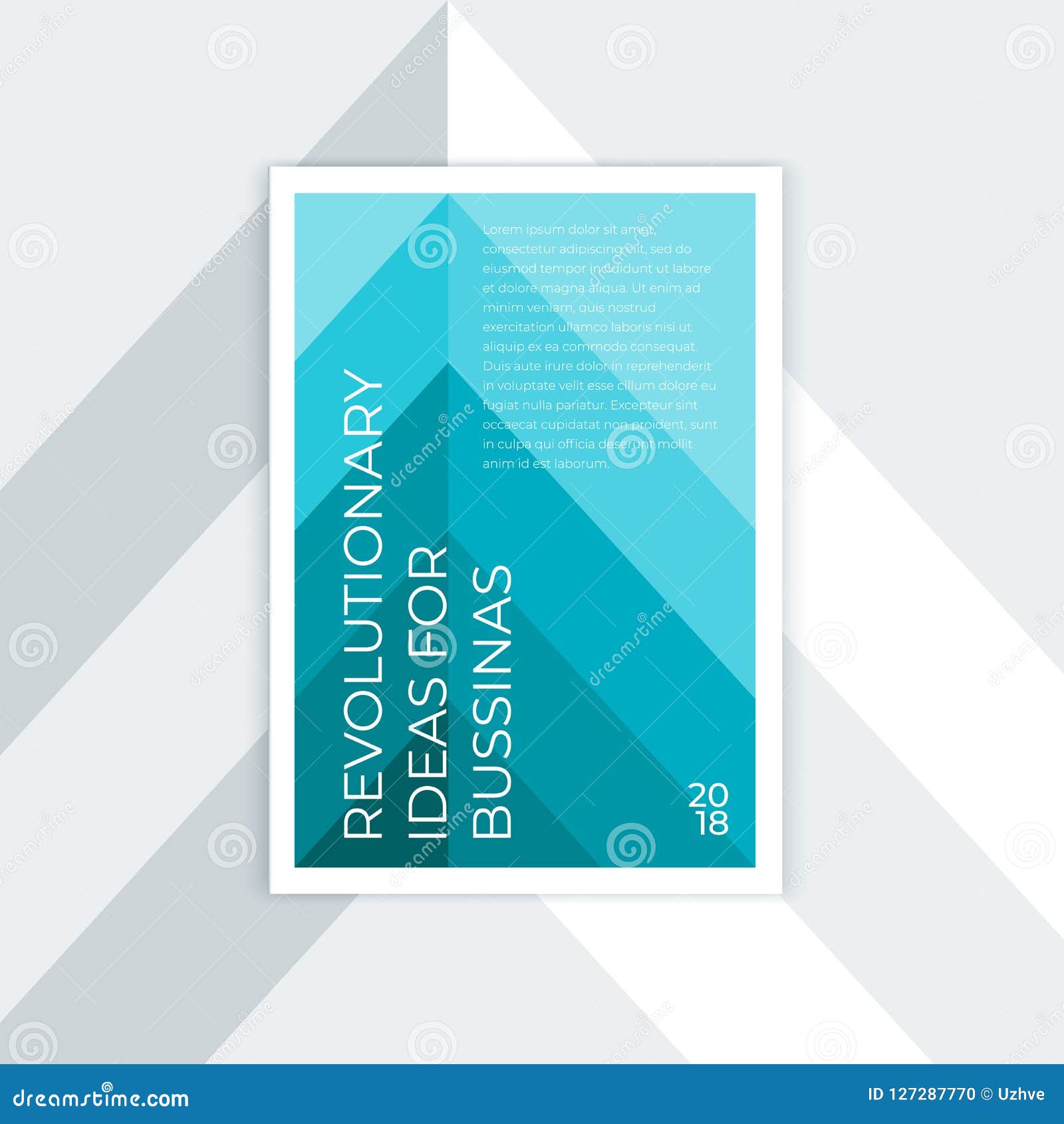 Template Design for Vertical Abstract Cover A4. Stock Vector ...