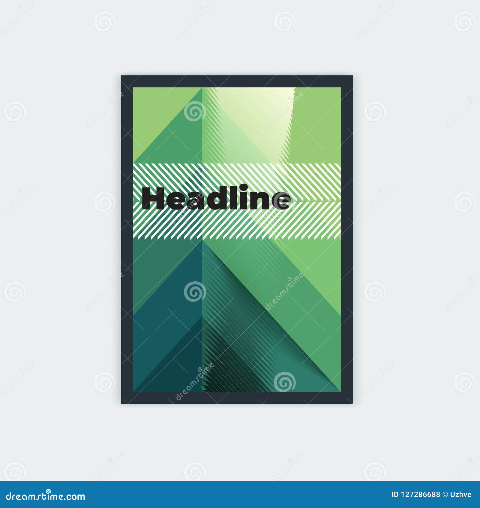 Template Design for Vertical Abstract Cover A4. Stock Vector ...