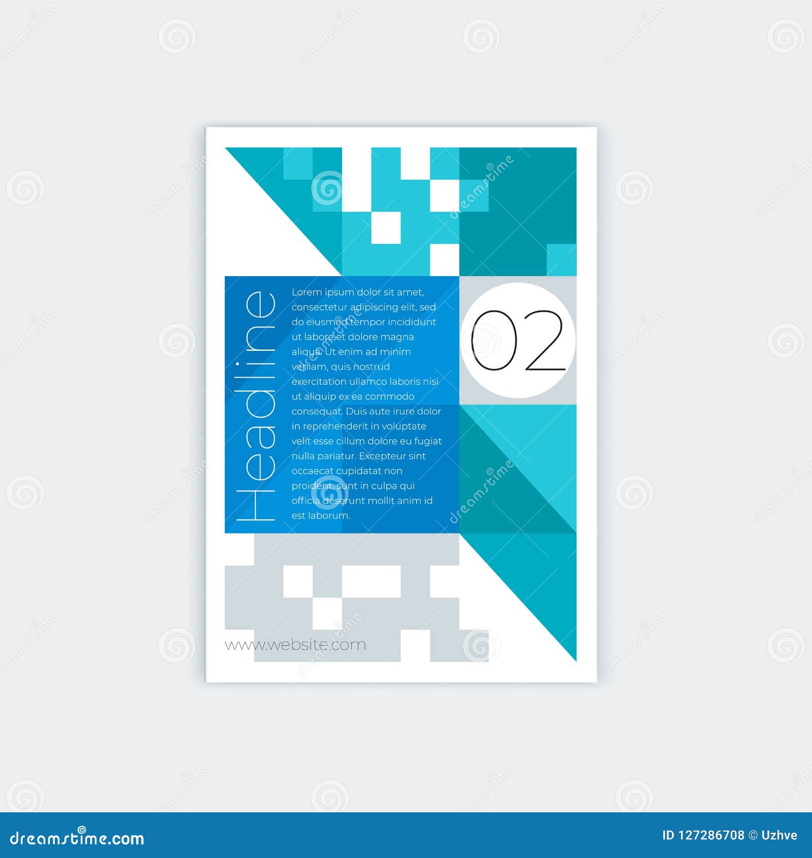 Template Design for Vertical Abstract Cover A4. Stock Vector ...